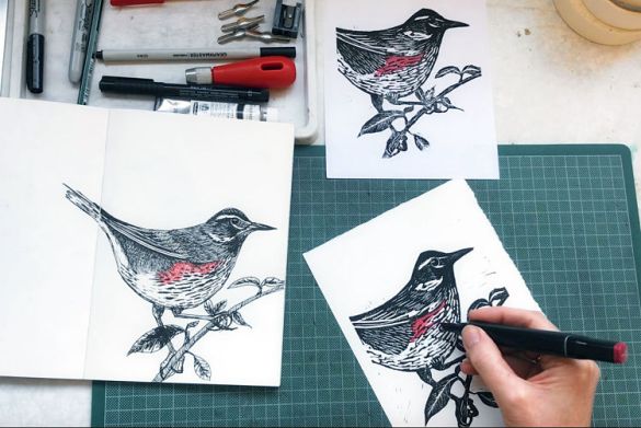 People of Print: POP Member Showcase: 13 Linocut Artists