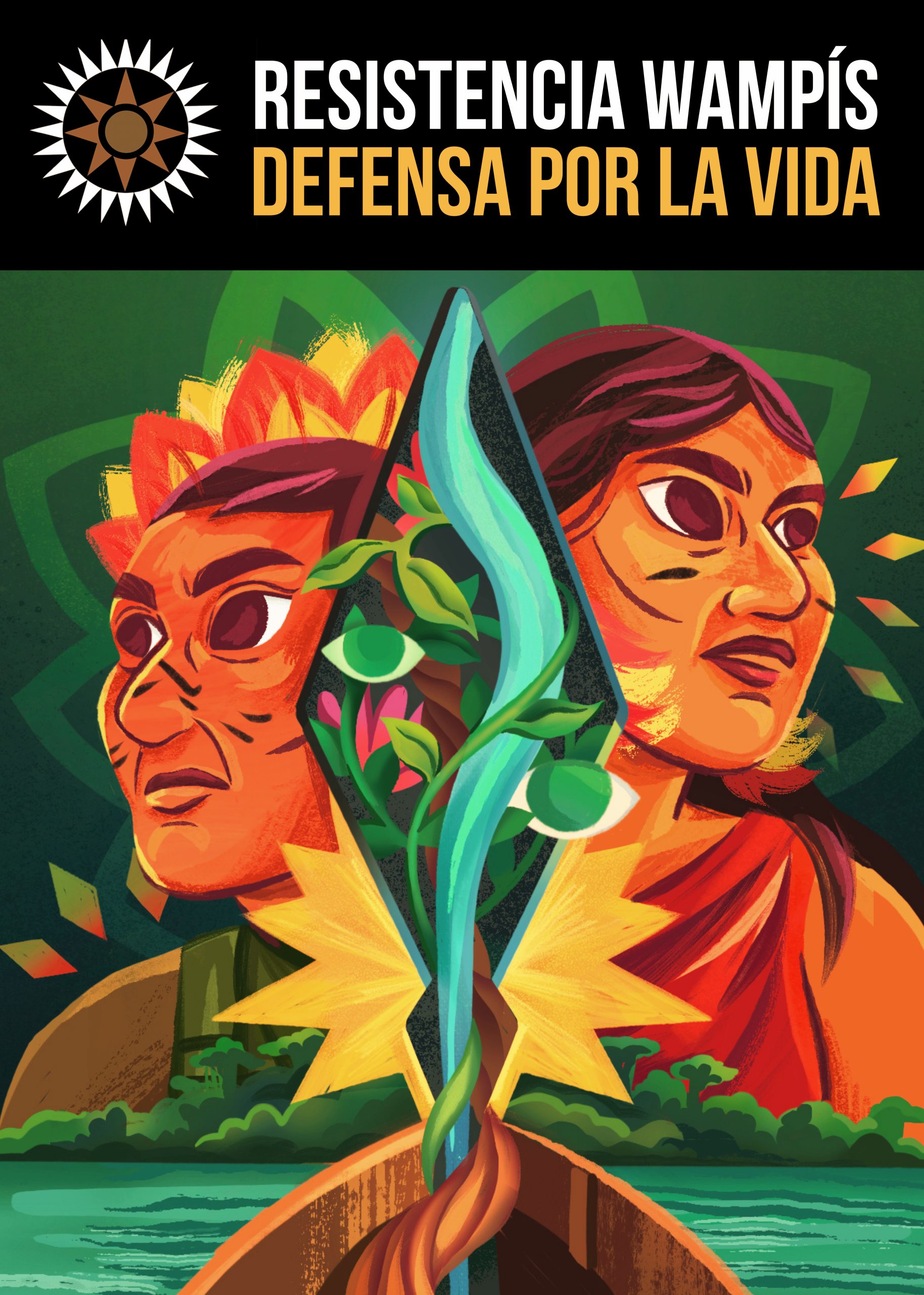 People of Print: Wampís Resistance: Defending Life — An Illustration by ...